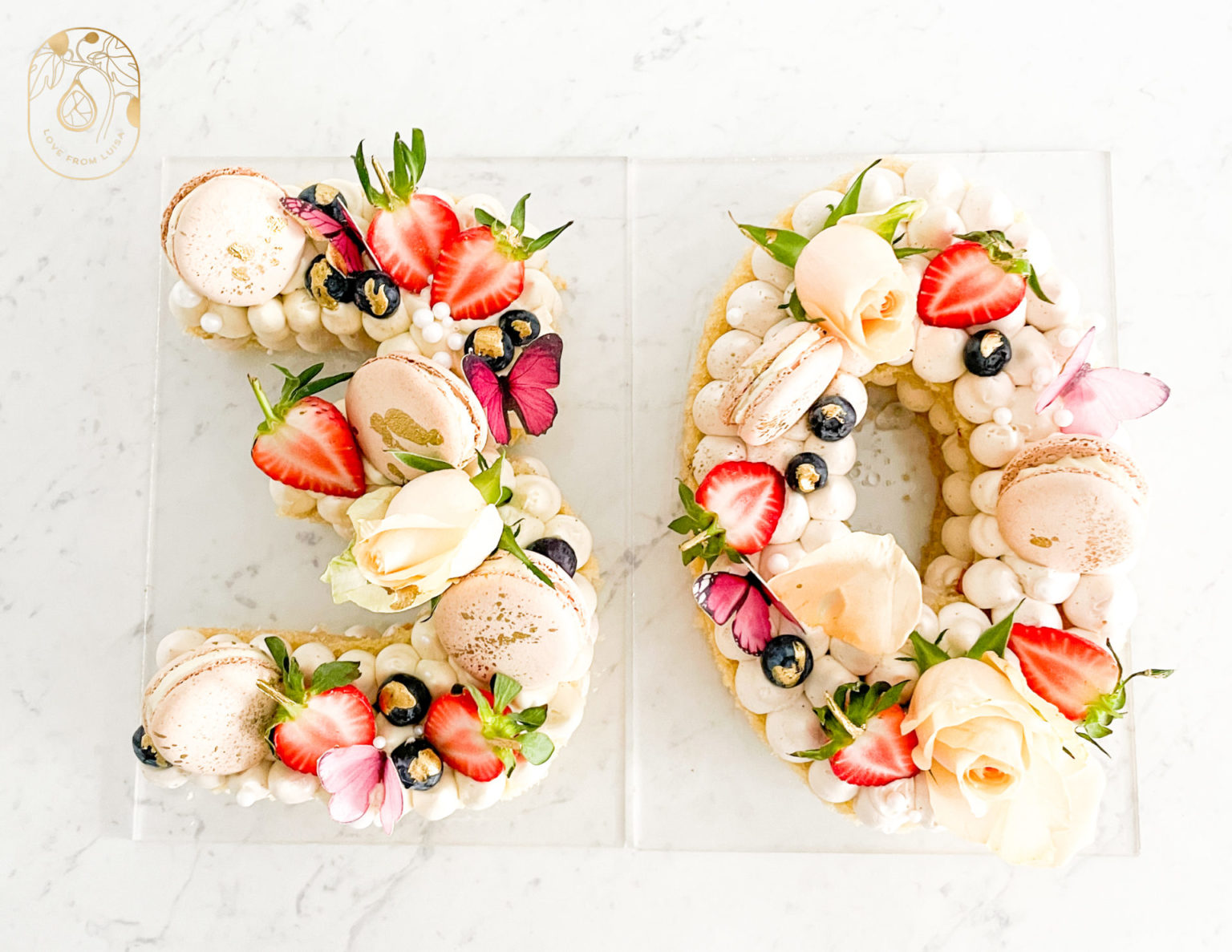 Number Cakes - Love from Luisa